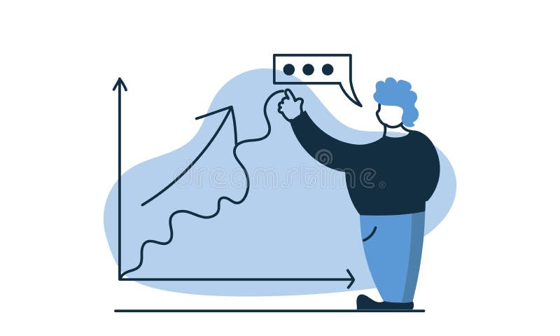 Business Chart and Analytic Datum Technology. Analysis Marketing Graph ...