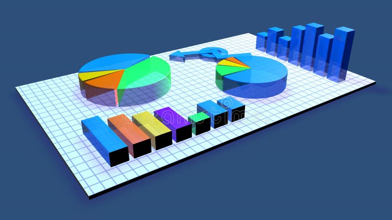 Business Chart animation stock illustration. Illustration of office ...
