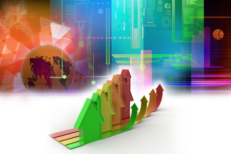 Business chart stock illustration. Illustration of marketing - 35803786