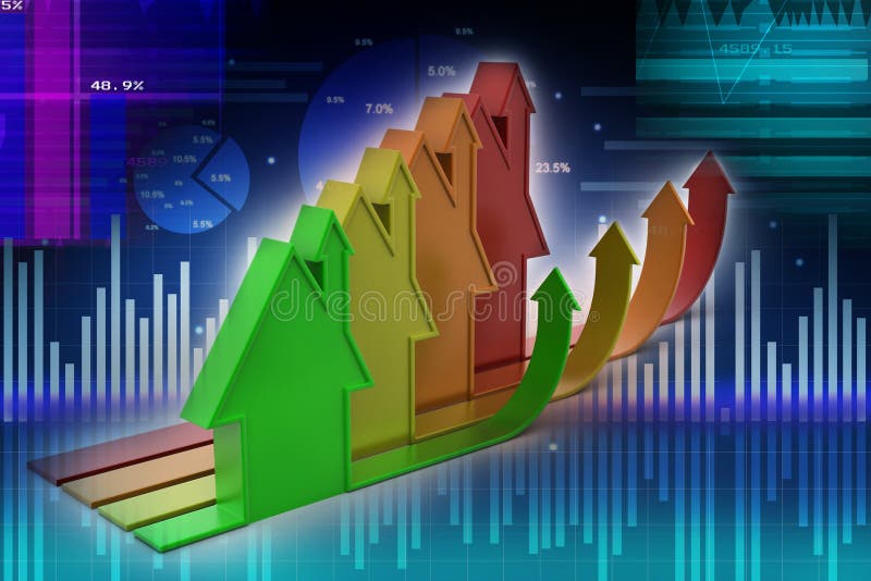 Business chart stock illustration. Illustration of forecast - 35689186