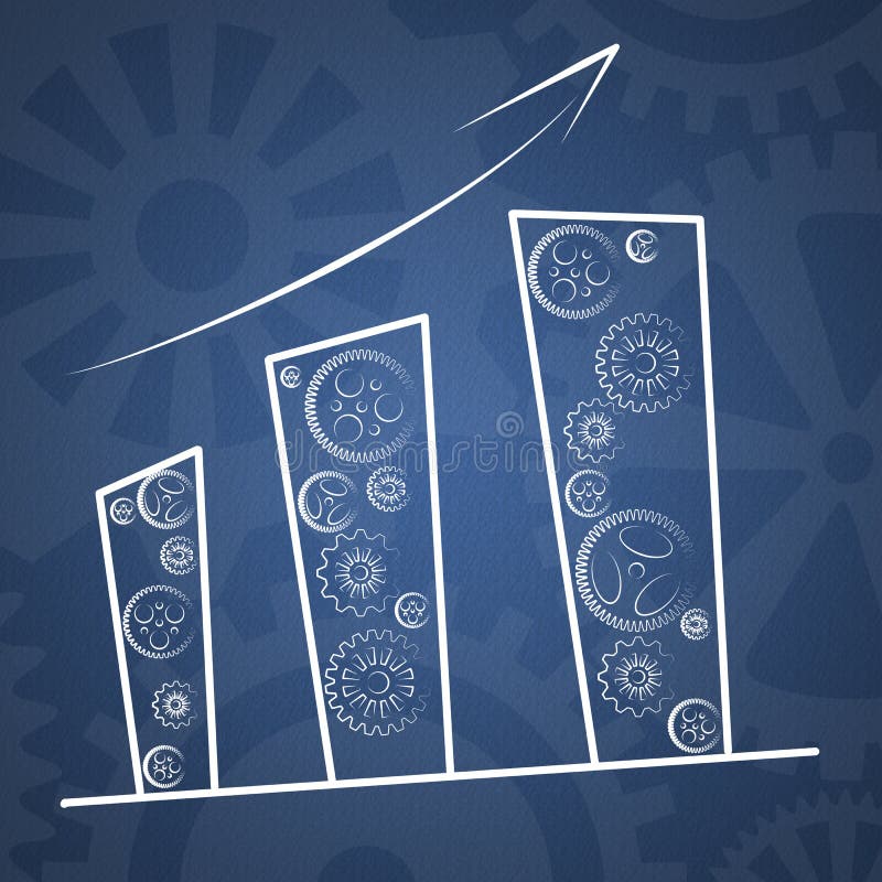 Business chart stock illustration. Illustration of economy - 48803454