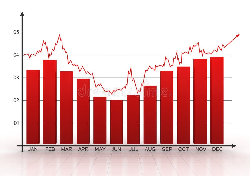 Business chart stock illustration. Illustration of concept - 57305895