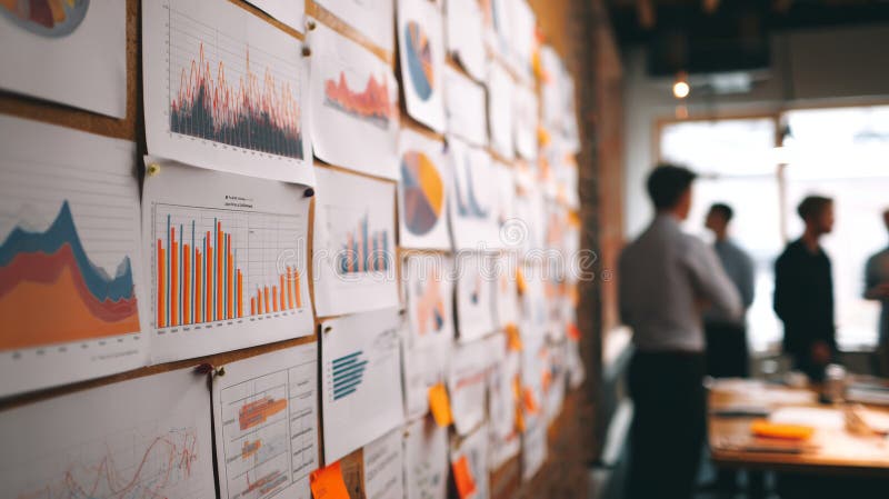 Business Chart Data Analysis Teamwork Office Meeting Planning Strategy ...