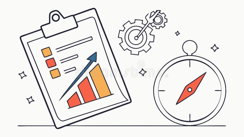 Business Chart Graph Compass Navigation Vector, Vector Design ...