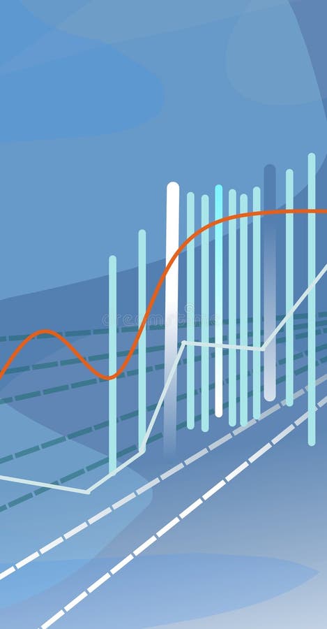 Business Chart Showing Data Analysis and Financial Growth Chart. Stock ...