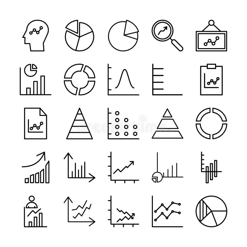 Business Chart Vector Icon Which Can Easily Modify or Edit Stock Vector ...