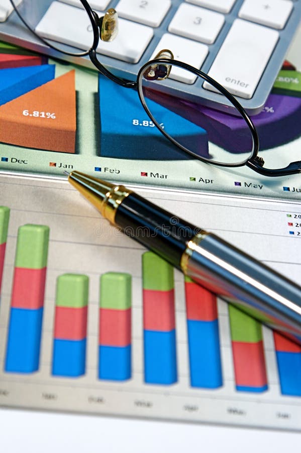 Business Charts stock image. Image of chart, planning - 18744065