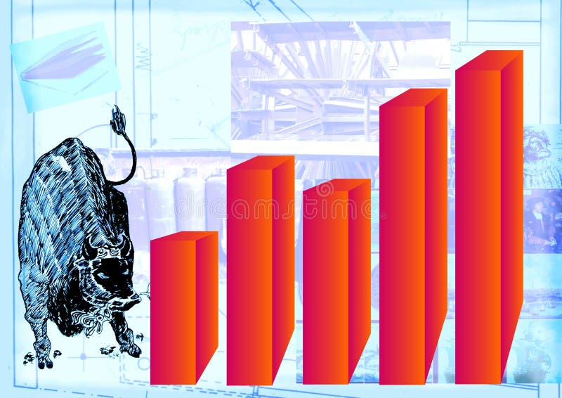 Business charts stock illustration. Illustration of exchange - 398039