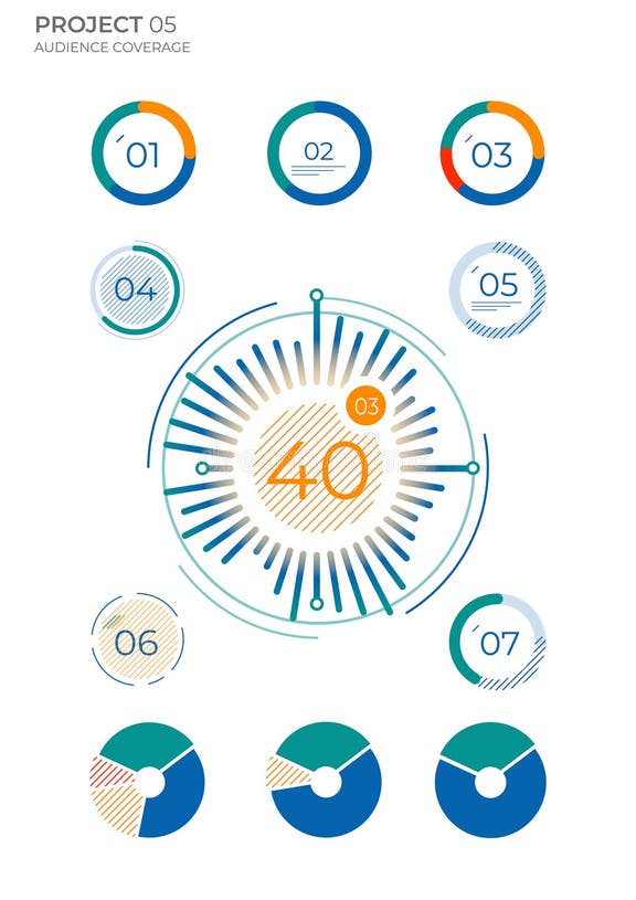 Business Charts. Abstract Elements Business Vector Illustration. Stock ...