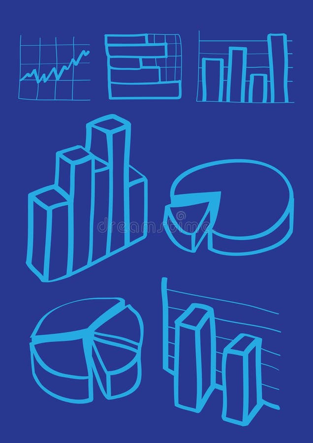 Business charts icon stock vector. Illustration of account - 25961869
