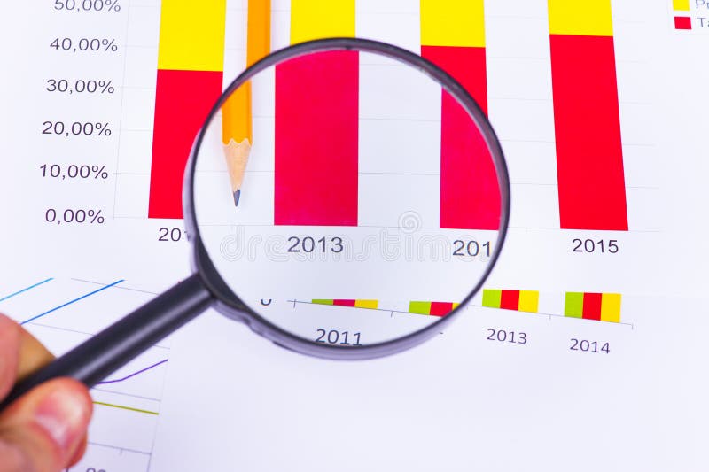 Business Charts and Numbers Stock Image - Image of looking, financial ...