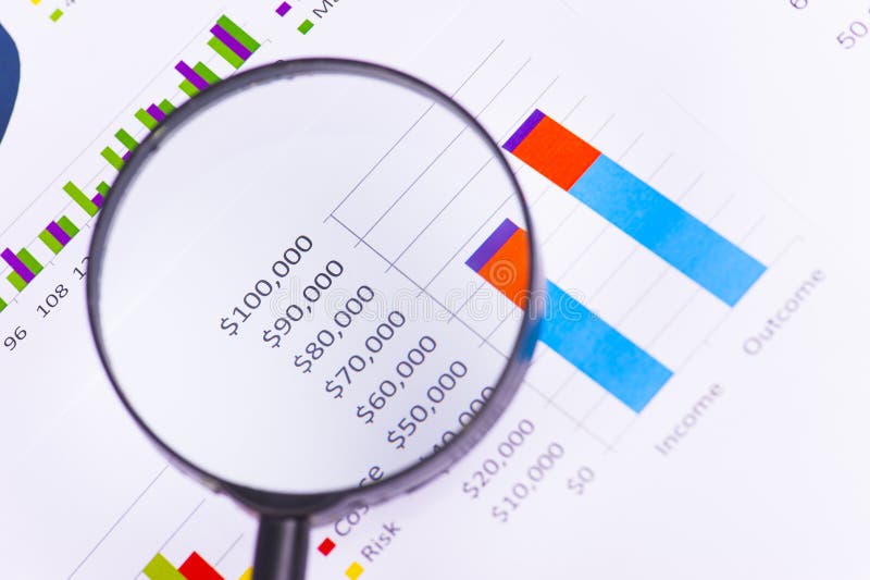 Business Charts and Numbers Stock Image - Image of group, information ...