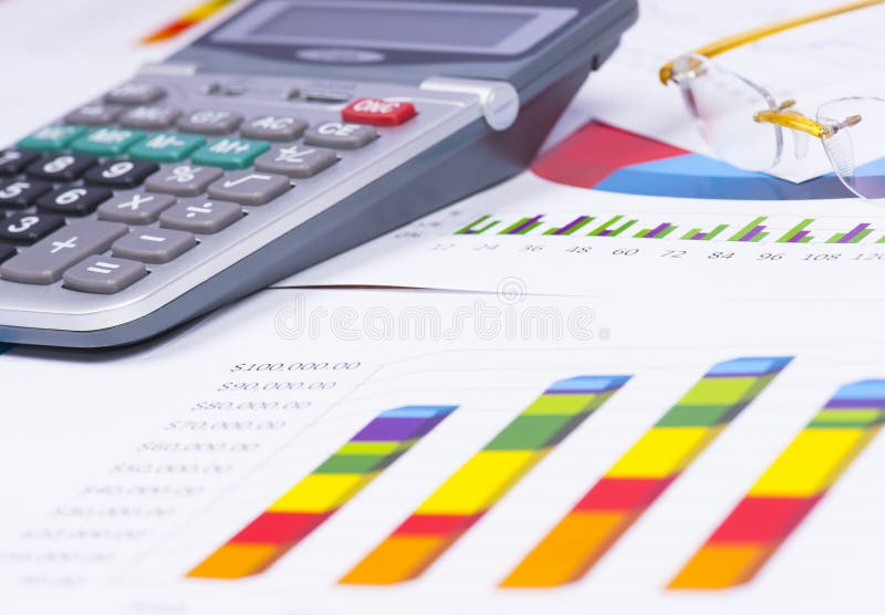 Business Charts and Numbers Stock Image - Image of making, currency ...