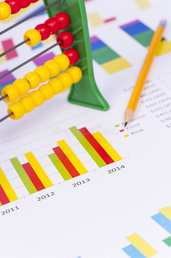Business Charts and Numbers Stock Photo - Image of diagram, medium ...