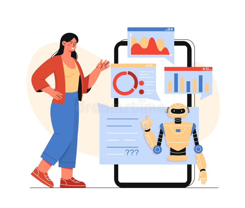 Business Chat Bot Vector Concept Stock Vector - Illustration of answer ...