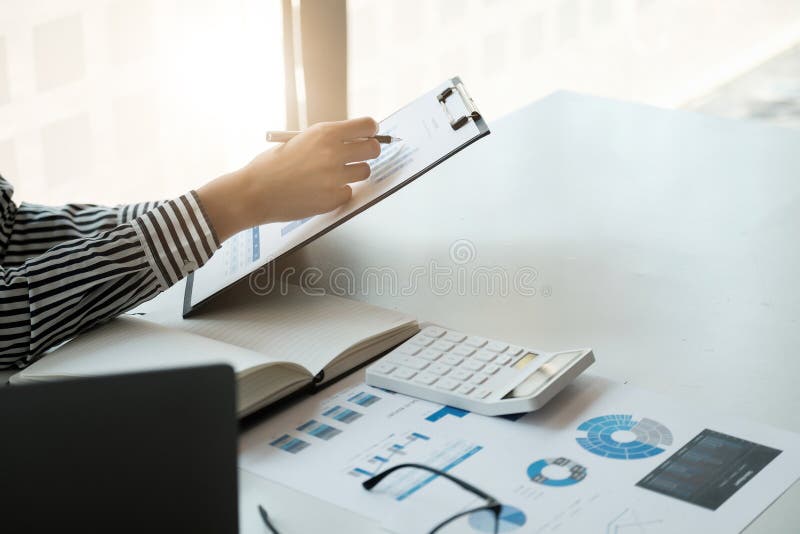 Business Checking Charts Spreadsheets Graphs Financial Development