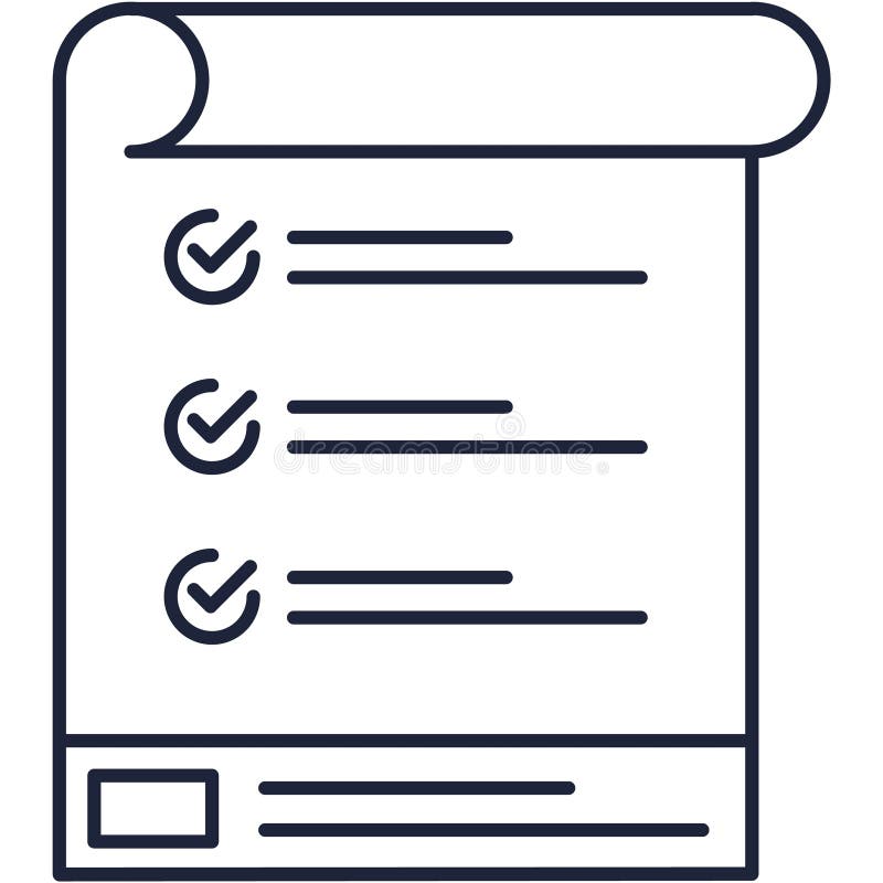 Business Checklist Icon Flat Vector Paper Document Stock Vector ... Business Checklist Icon Flat Vector Paper Document Stock Vector ...