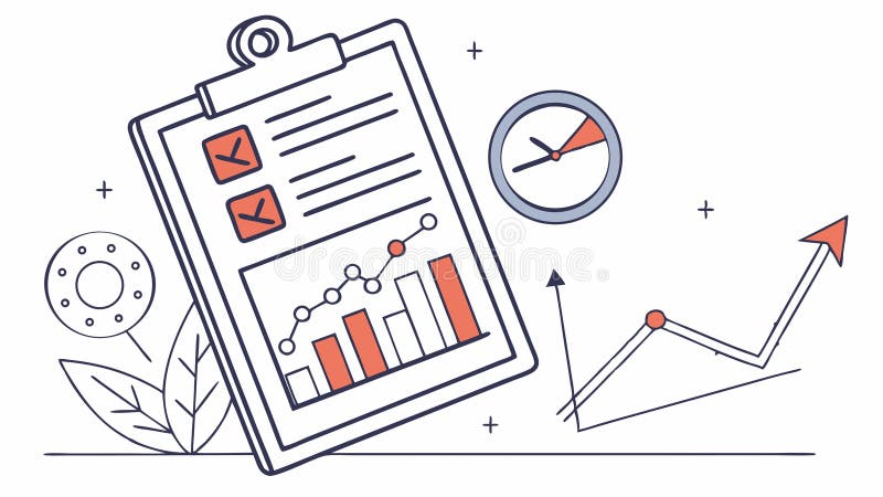 Business Checklist Report Task Completion Vector, Vector Design ...