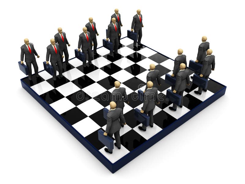 Business chess stock illustration. Illustration of concepts - 9994004