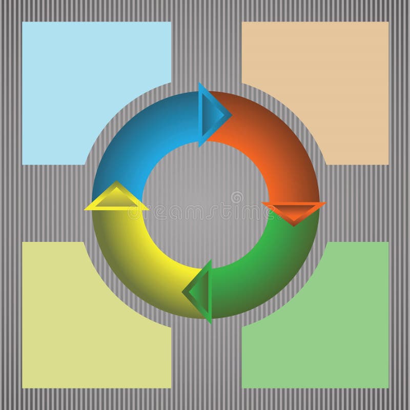 Business circle stock vector. Illustration of order, layout - 33966187