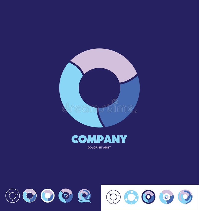 Business Circle Company Logo Stock Vector - Illustration of vector ...