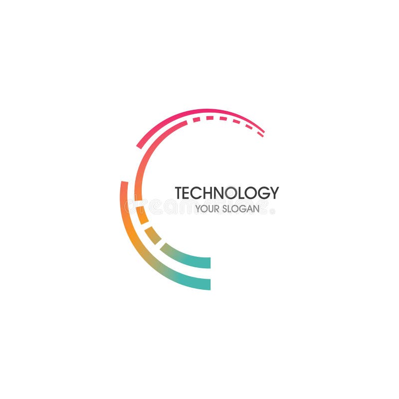 Business Circle Technology Logo Stock Vector - Illustration of sign ...