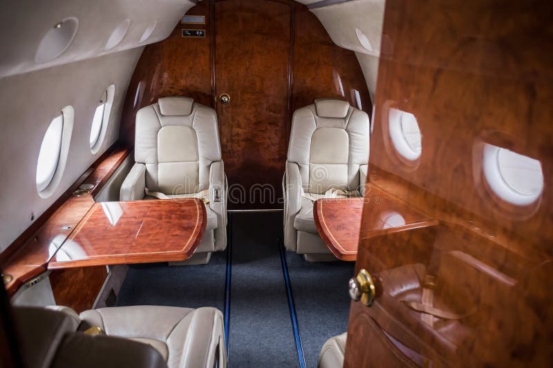 Business Class on the Plane Stock Photo - Image of comfortable, indoor ...