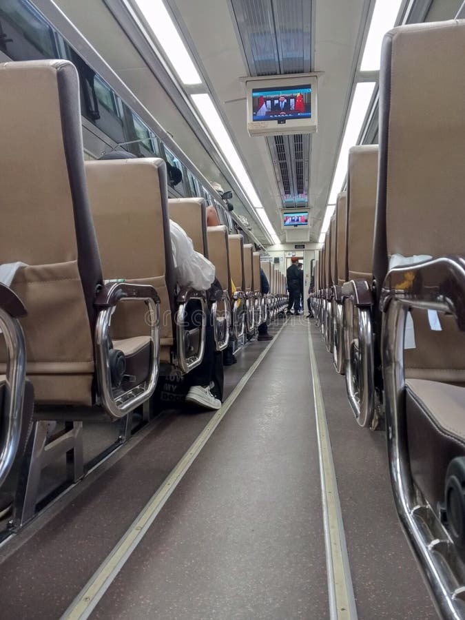 Business Class Train Corridor Stock Photo - Image of business, clean ...