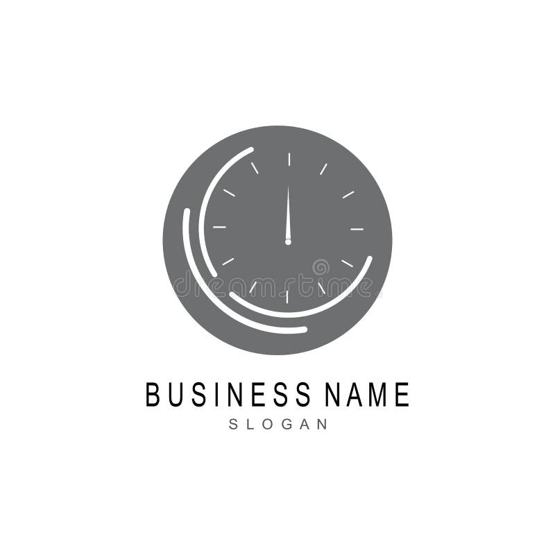 Business Clock Logo Template Vector Icon Stock Illustration ...