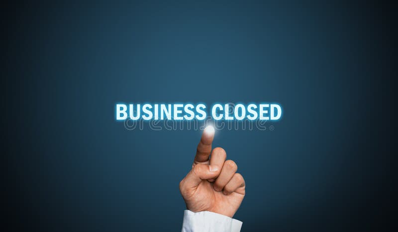 Business Closed Bankruptcy Concept, Business Problem Stock Image ...