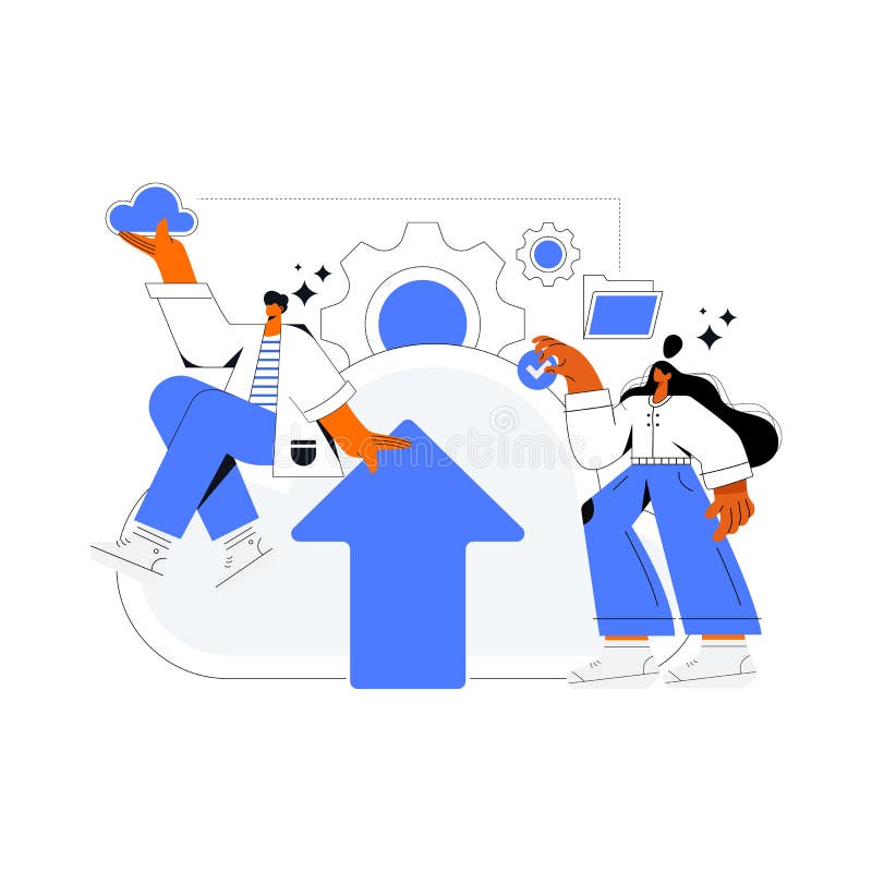 Cloud Server Logo Design Inspiration Stock Vector - Illustration of ...