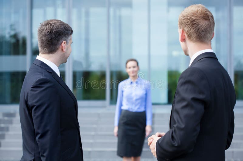 Business Co-workers Taking Break from Work Stock Photo - Image of ...