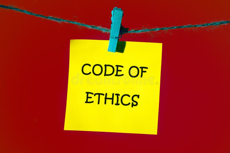 Business and Code of Ethics Concept. Copy Space Stock Image - Image of ...