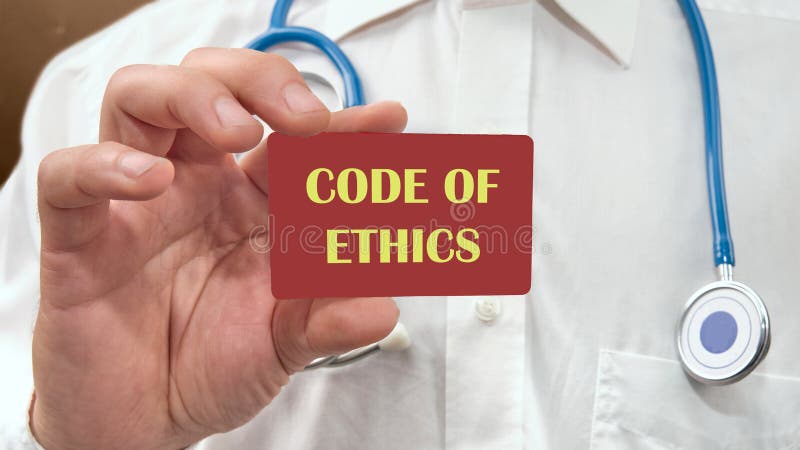 Business and Code of Ethics Concept. Copy Space Stock Photo - Image of ...