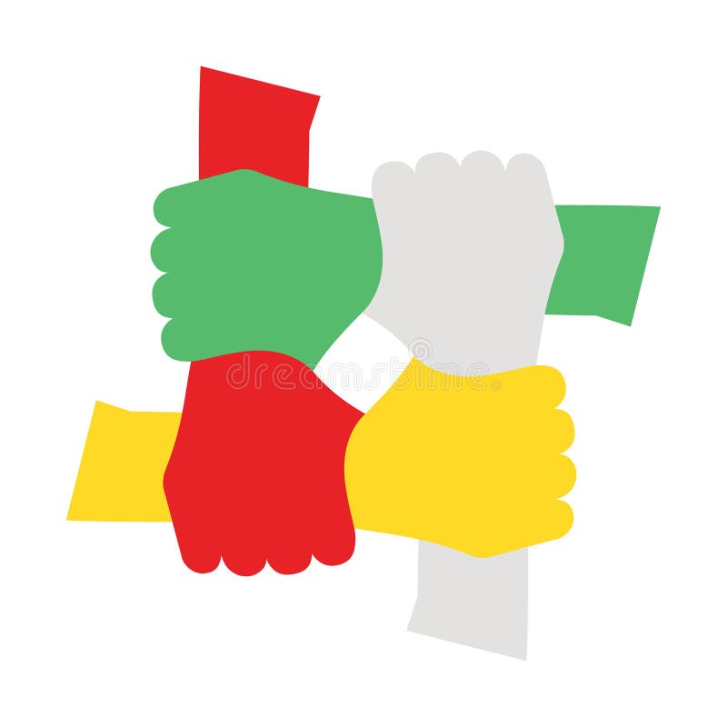 Business, Collaboration Hands Vector Icon Which Can Easily Modify Stock ...