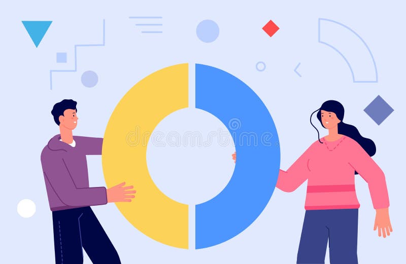 Business Collaboration Metaphor. Cooperative Abstract Concept ...