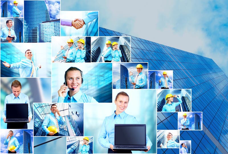 Business Collage stock image. Image of businessman, growth - 16914471