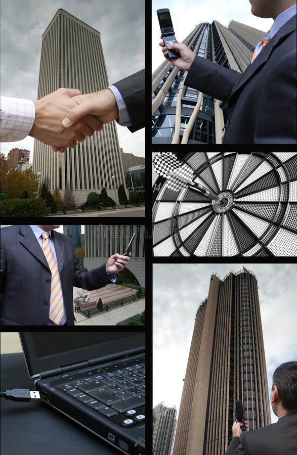 Business collage stock photo. Image of connection, business - 3536306