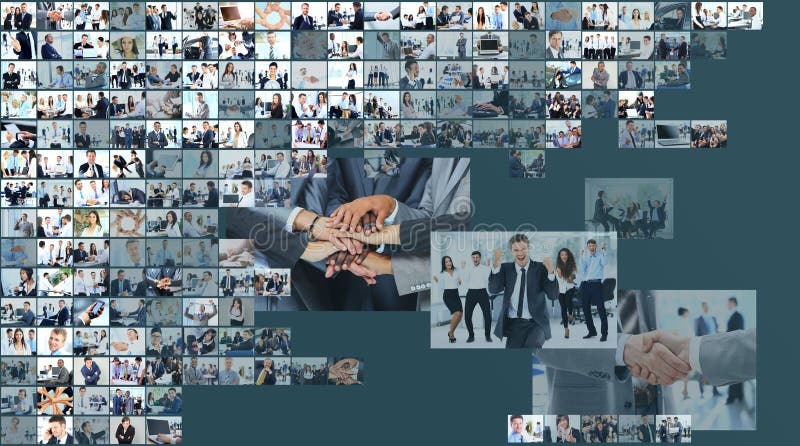 Business collage stock image. Image of exchange, businesswoman - 67985931