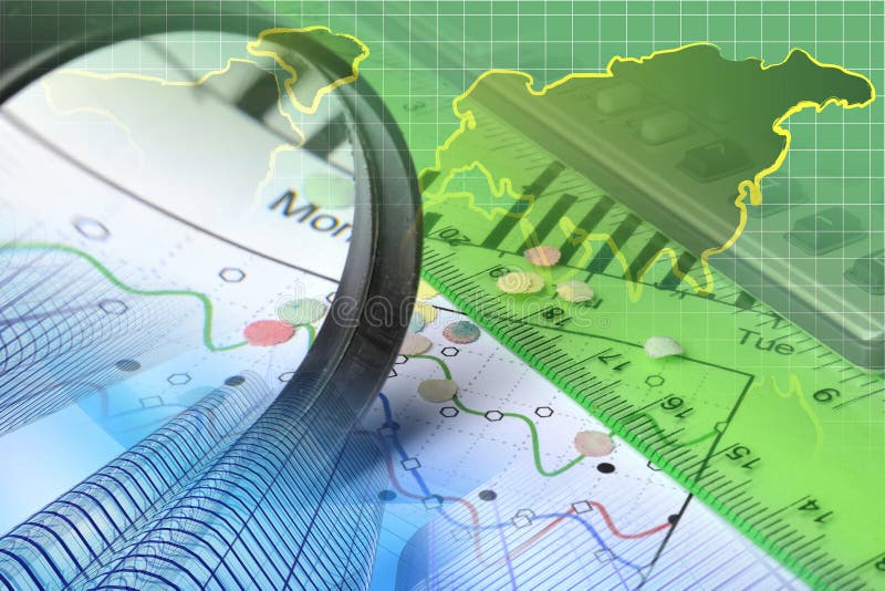 Map, graph and buildings stock photo. Image of abstract - 157628574