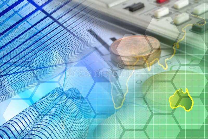 Pen, map and graph stock photo. Image of commercial - 135396108