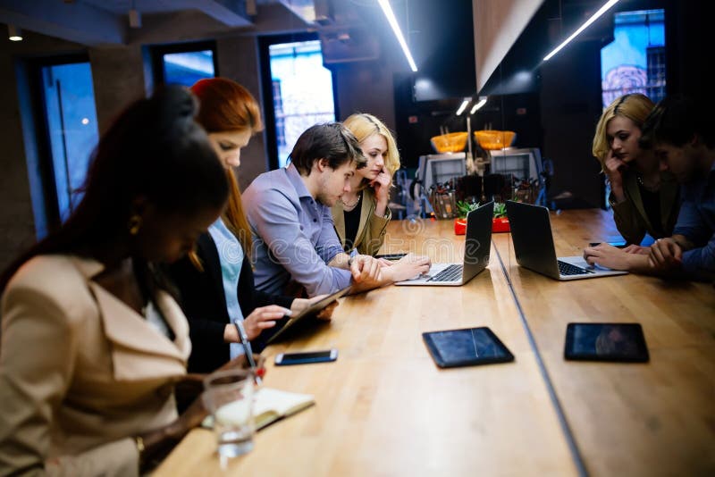 Business Colleagues Bonding in Pub Stock Image - Image of businesswoman ...