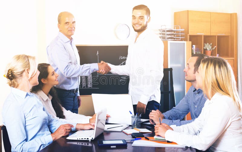 Business Colleagues during Conference Call Stock Photo - Image of ...