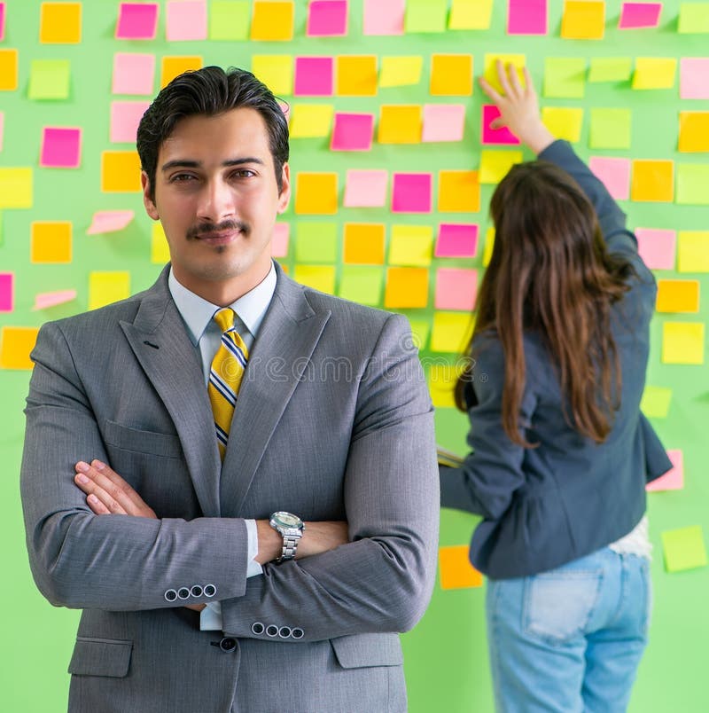 Business Colleagues Discussing Future Priorities Stock Image - Image of ...