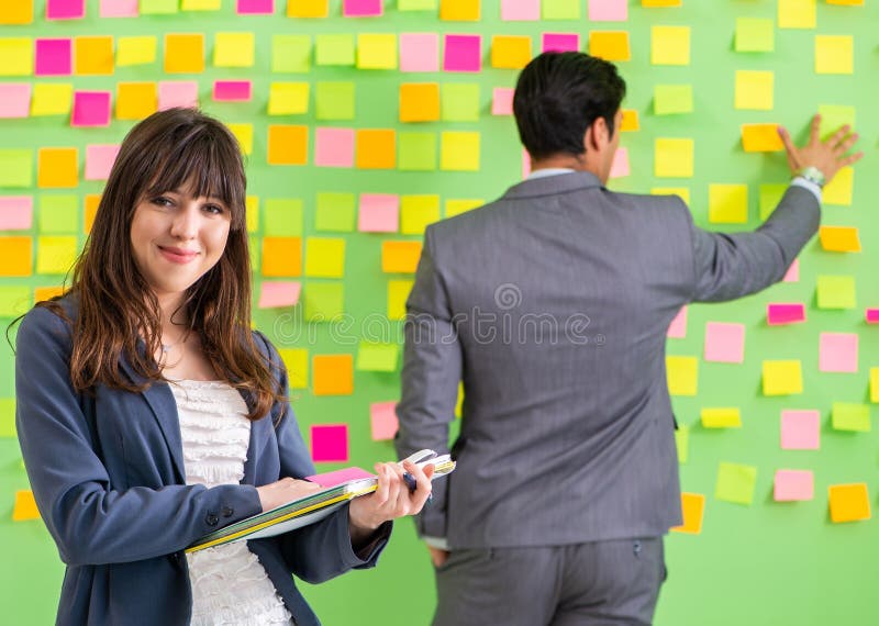 Business Colleagues Discussing Future Priorities Stock Photo - Image of ...