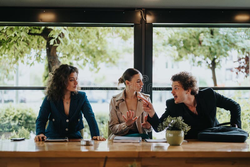 Business Team Collaborating on Project, Analyzing Data and Charts on ...