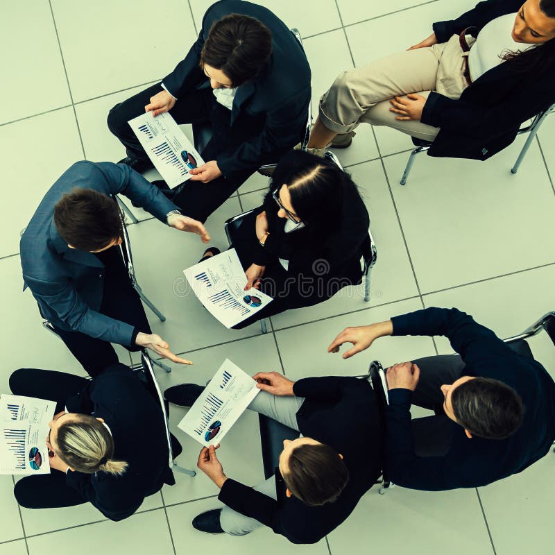 Business Colleagues Supporting Each Other with a Handshake. Stock Image ...