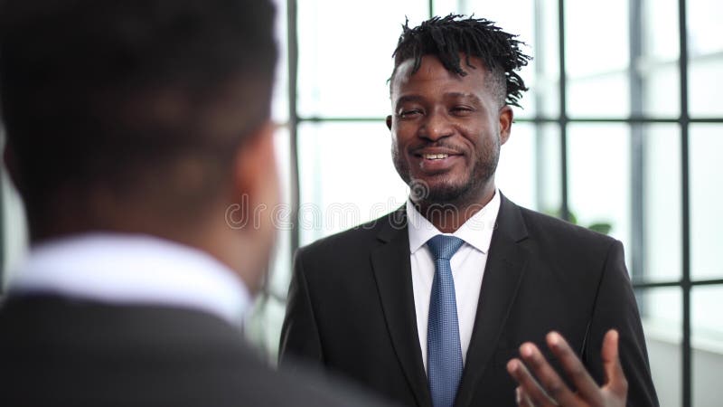 Talking about Work or Project in the Office Stock Video - Video of ...