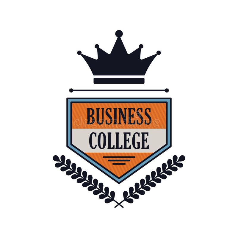 Business College Logo Element. Vector Illustration Decorative Design ...