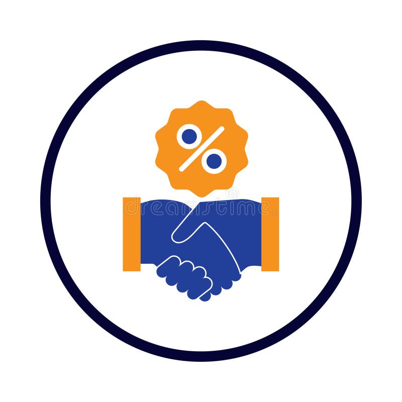 Business Commission Deal Icon Stock Vector - Illustration of analytics ...